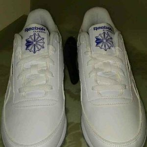 Reebok | Shoes | Womens Whiteblue Ice Reebok Classic Sneakers | Poshmark